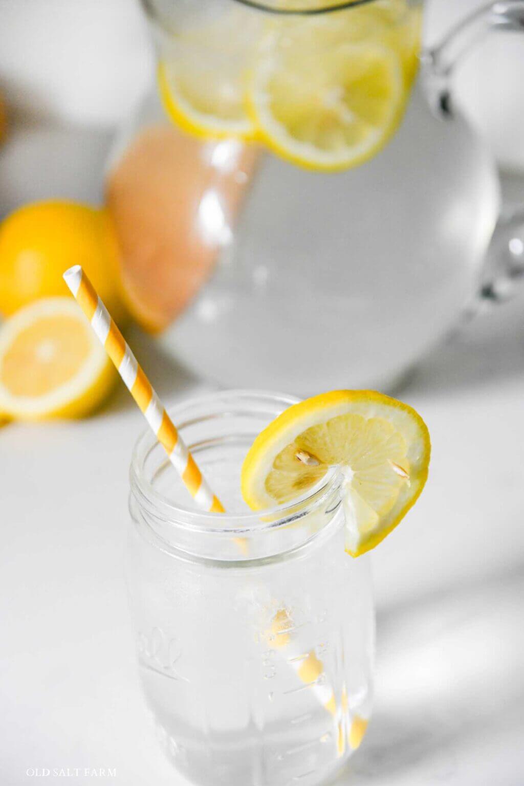 Sweet Lemon Water Recipe | Old Salt Farm