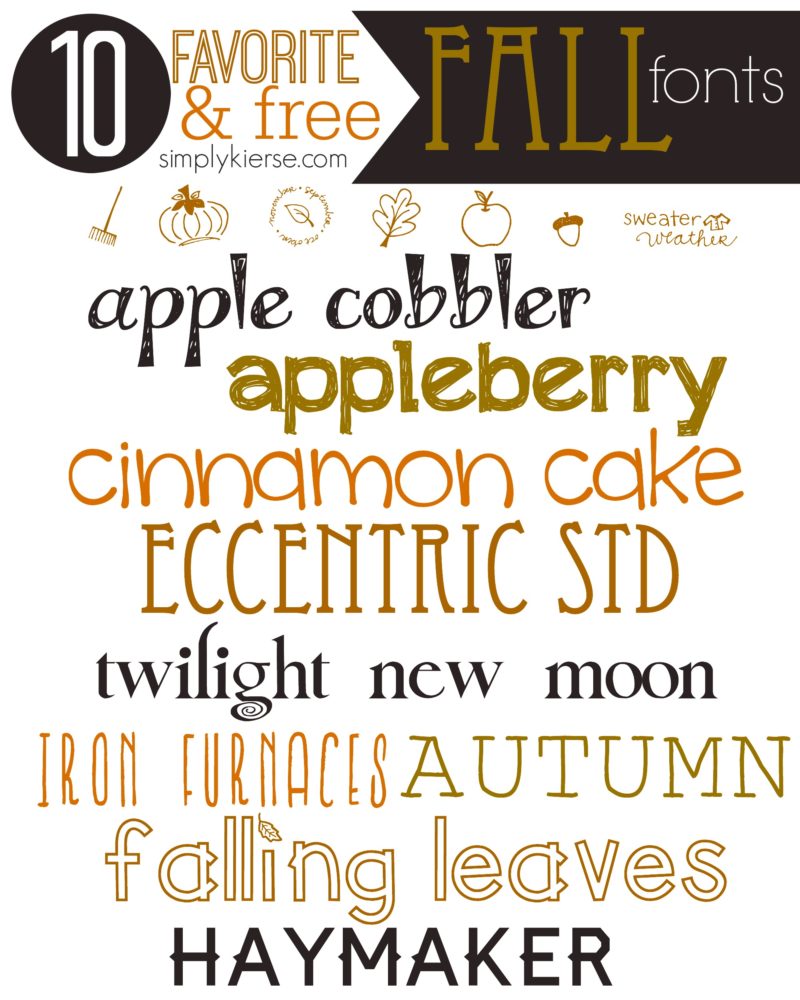 10 Fun Birthday Fonts! - Old Salt Farm