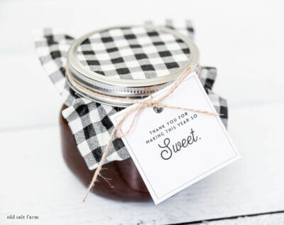 Printable Thank You Gift Tags: You're So Sweet | Old Salt Farm
