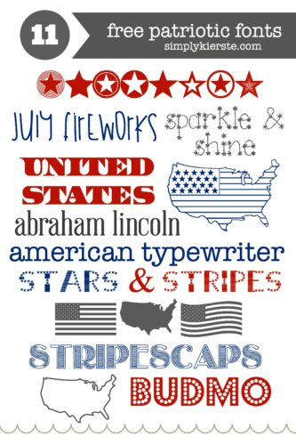 Favorite & Free Patriotic Fonts - Old Salt Farm