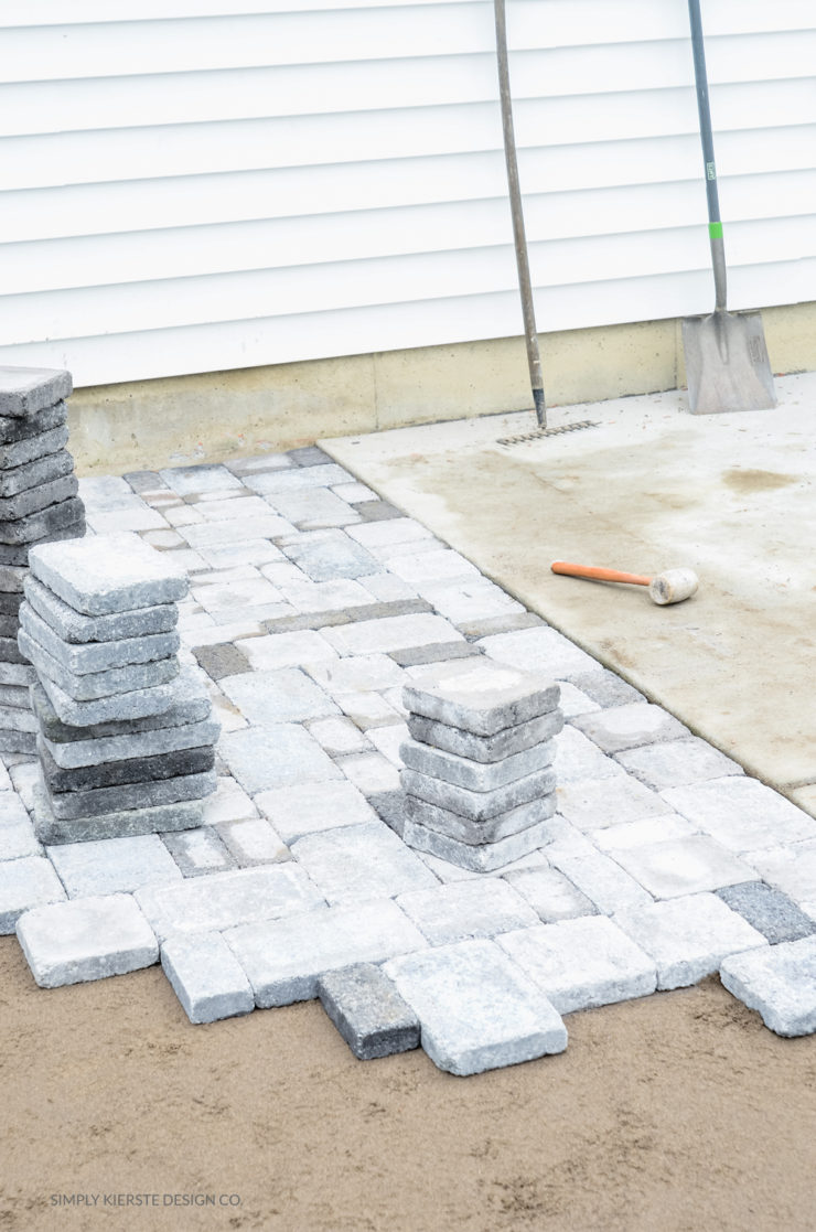 DIY Paver Patio: Backyard Project | Old Salt Farm