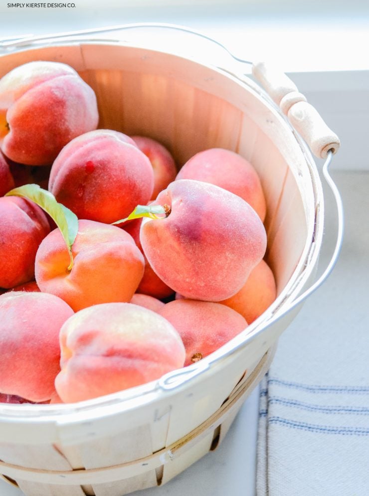 Fresh Peach Crisp Recipe | Old Salt Farm