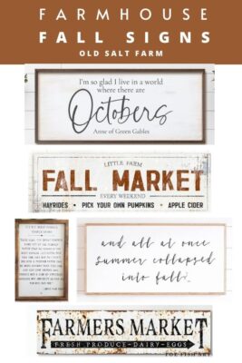 Farmhouse Fall Signs | Farmhouse Fall Decor | Old Salt Farm