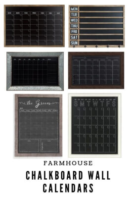 Farmhouse Chalkboard Wall Calendars | Old Salt Farm