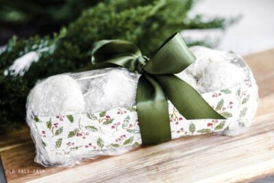How to Wrap Baked Goods for Christmas | Old Salt Farm