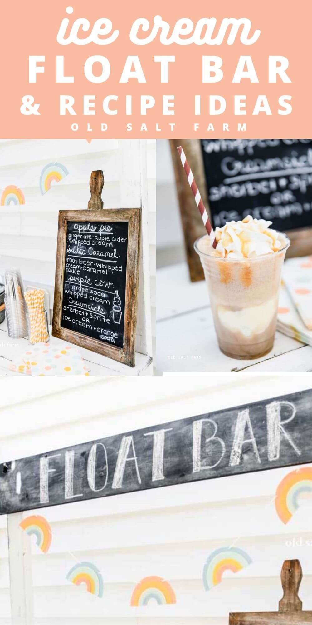 Ice Cream Float Bar & Recipe Ideas | Old Salt Farm