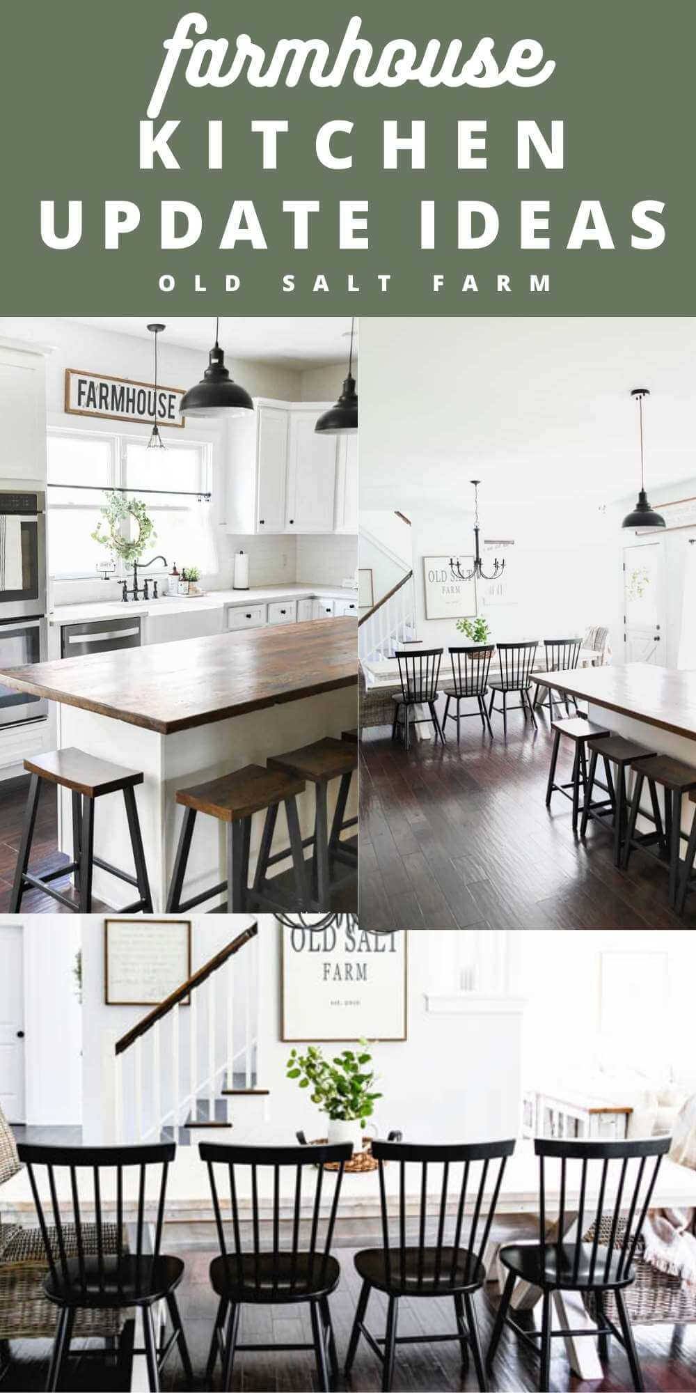 Simple Farmhouse Kitchen Update Ideas | Old Salt Farm