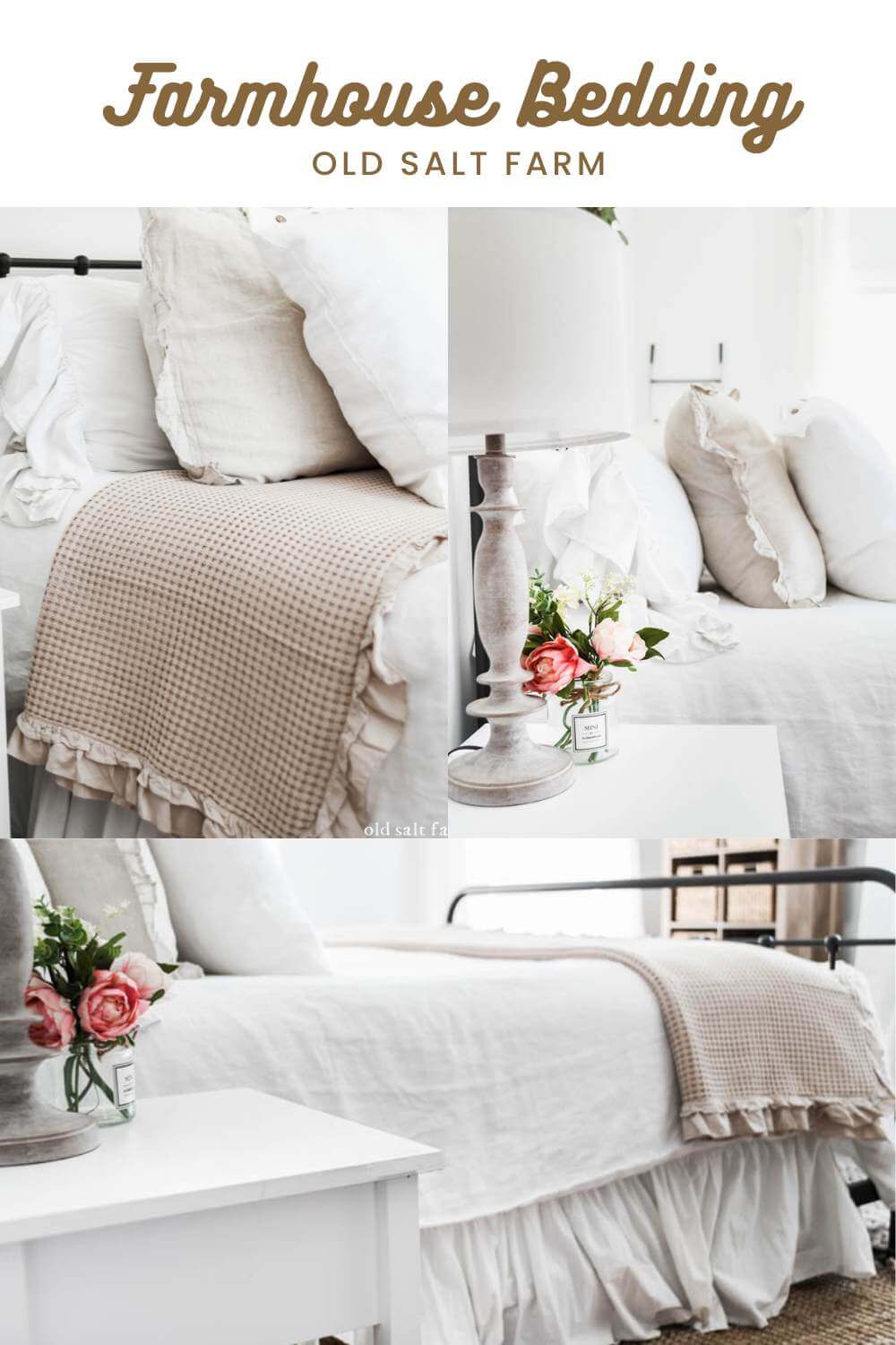 Farmhouse Style Bedding Ideas | Old Salt Farm
