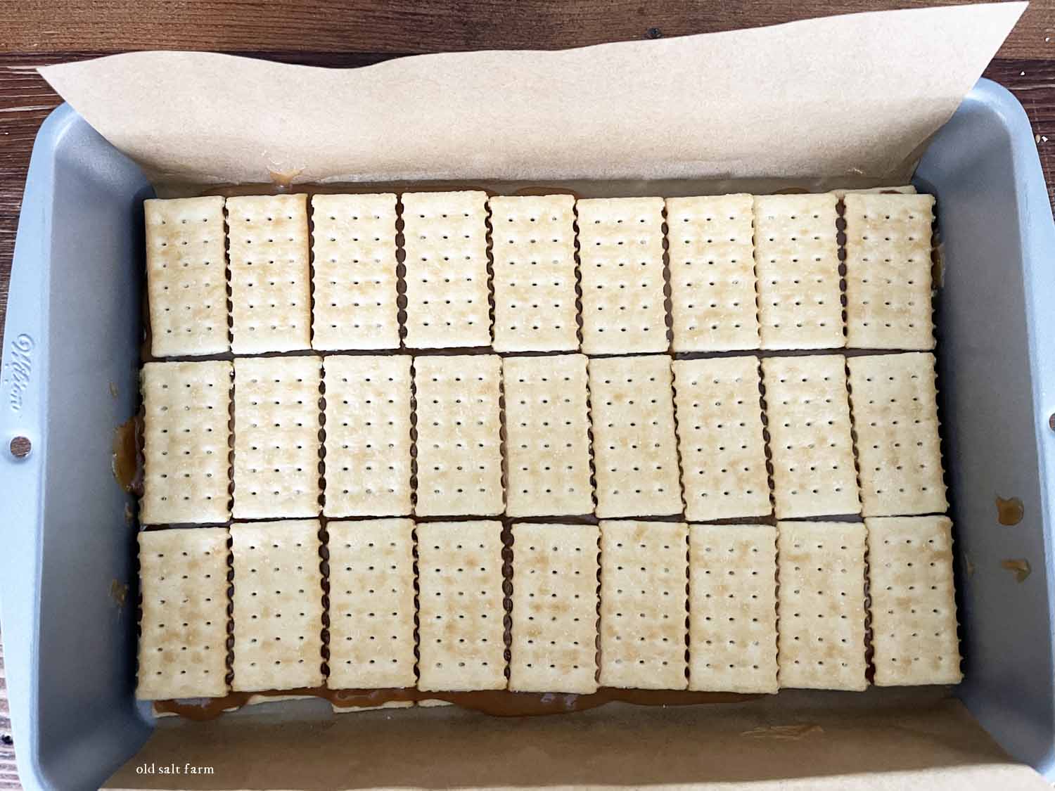 Caramel Cracker Bars | Old Salt Farm