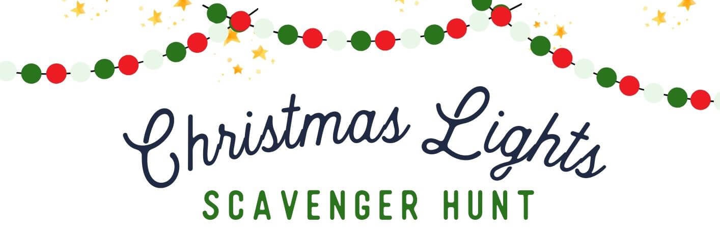 Christmas Light Scavenger Hunt | Free Printable | Old Salt Farm