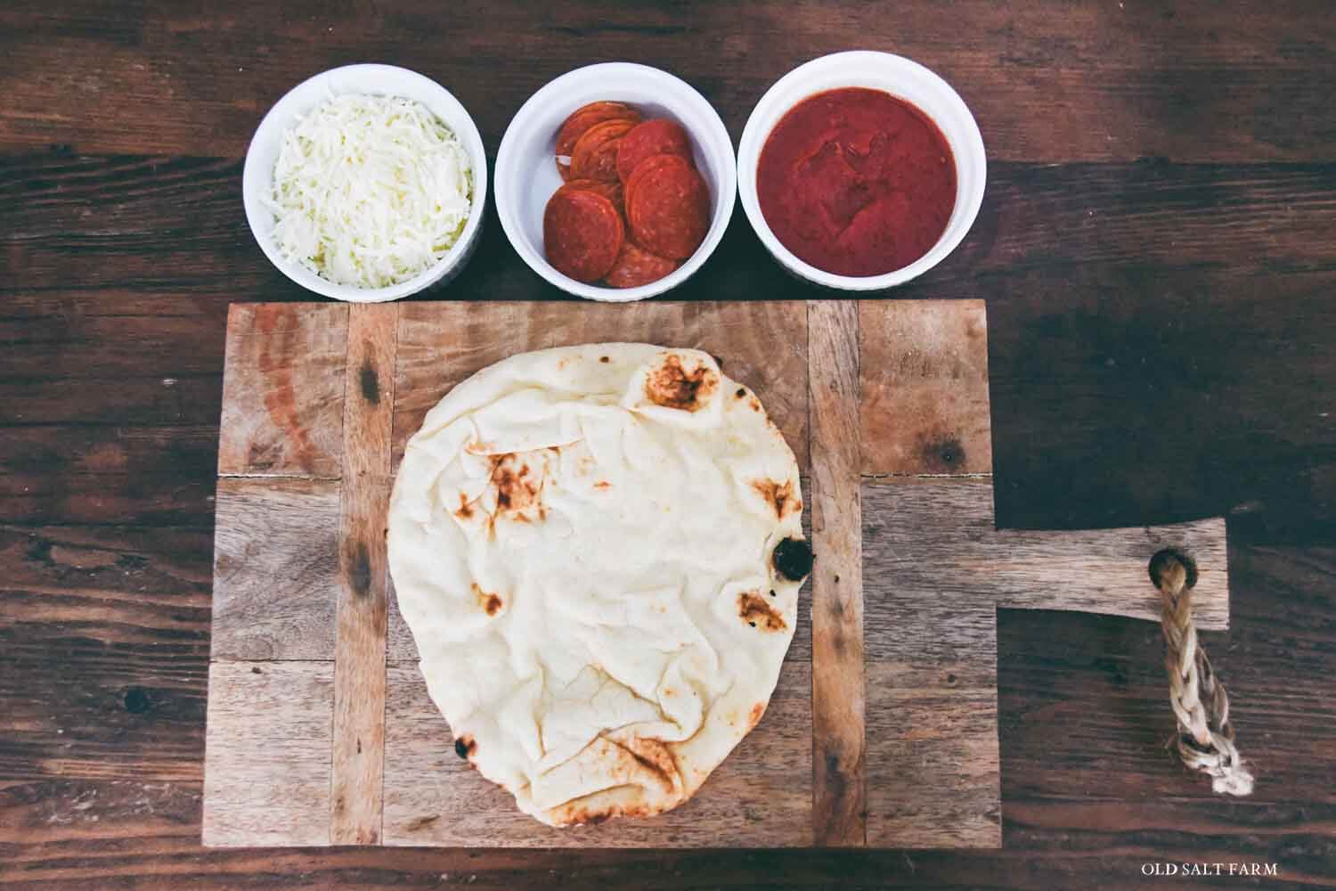 Easy Heart Shaped Pizza | Old Salt Farm