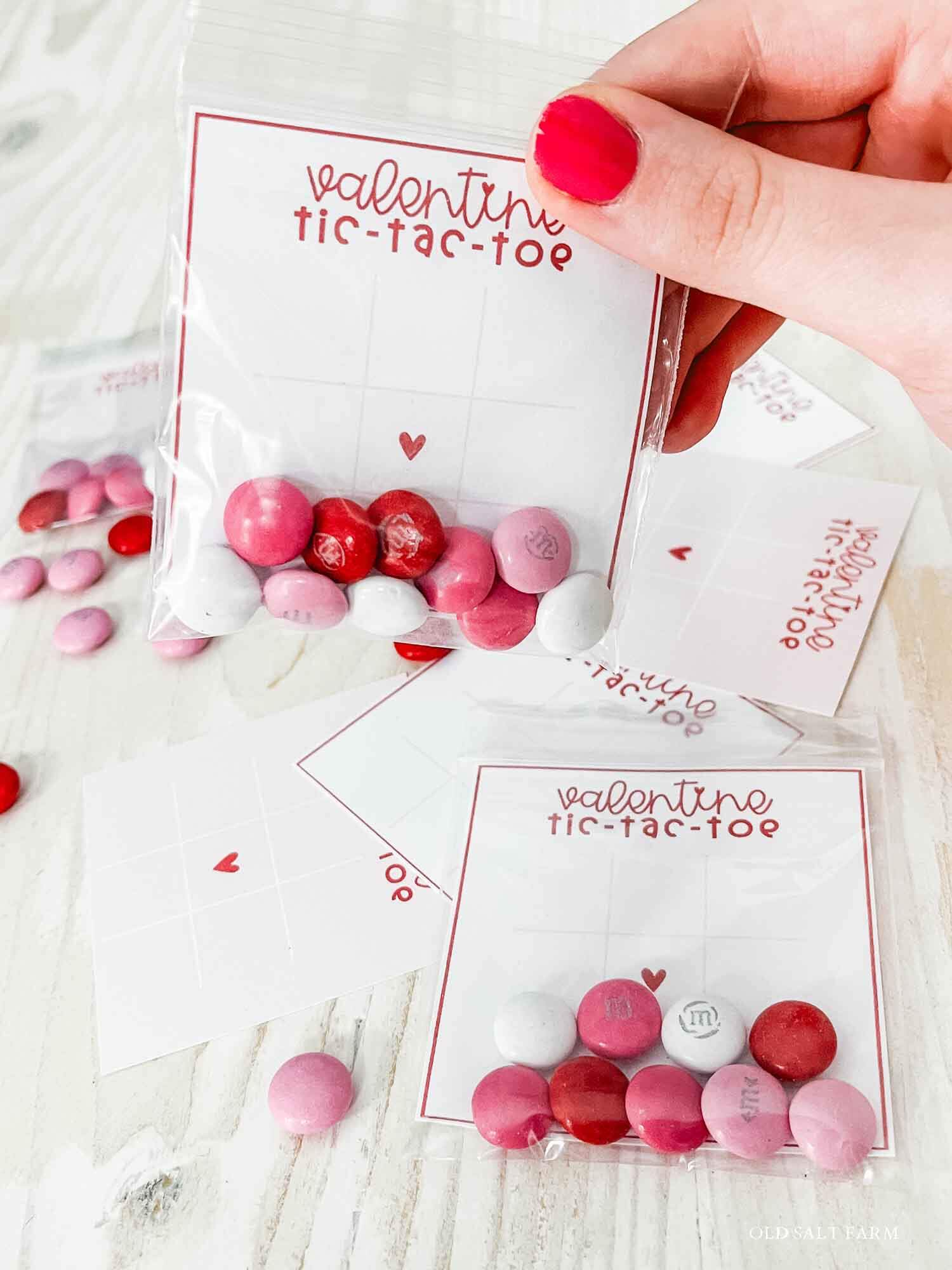 Tic-Tac-Toe Valentine Printable | Old Salt Farm
