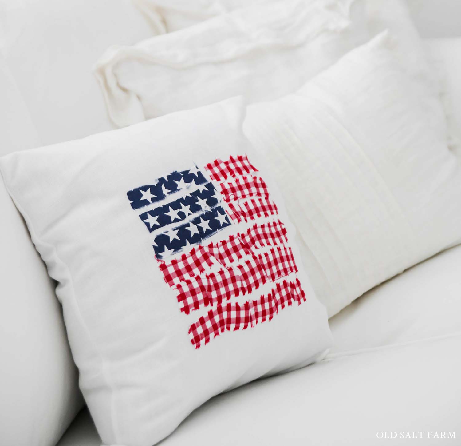 15-Minute DIY American Flag Pillow
