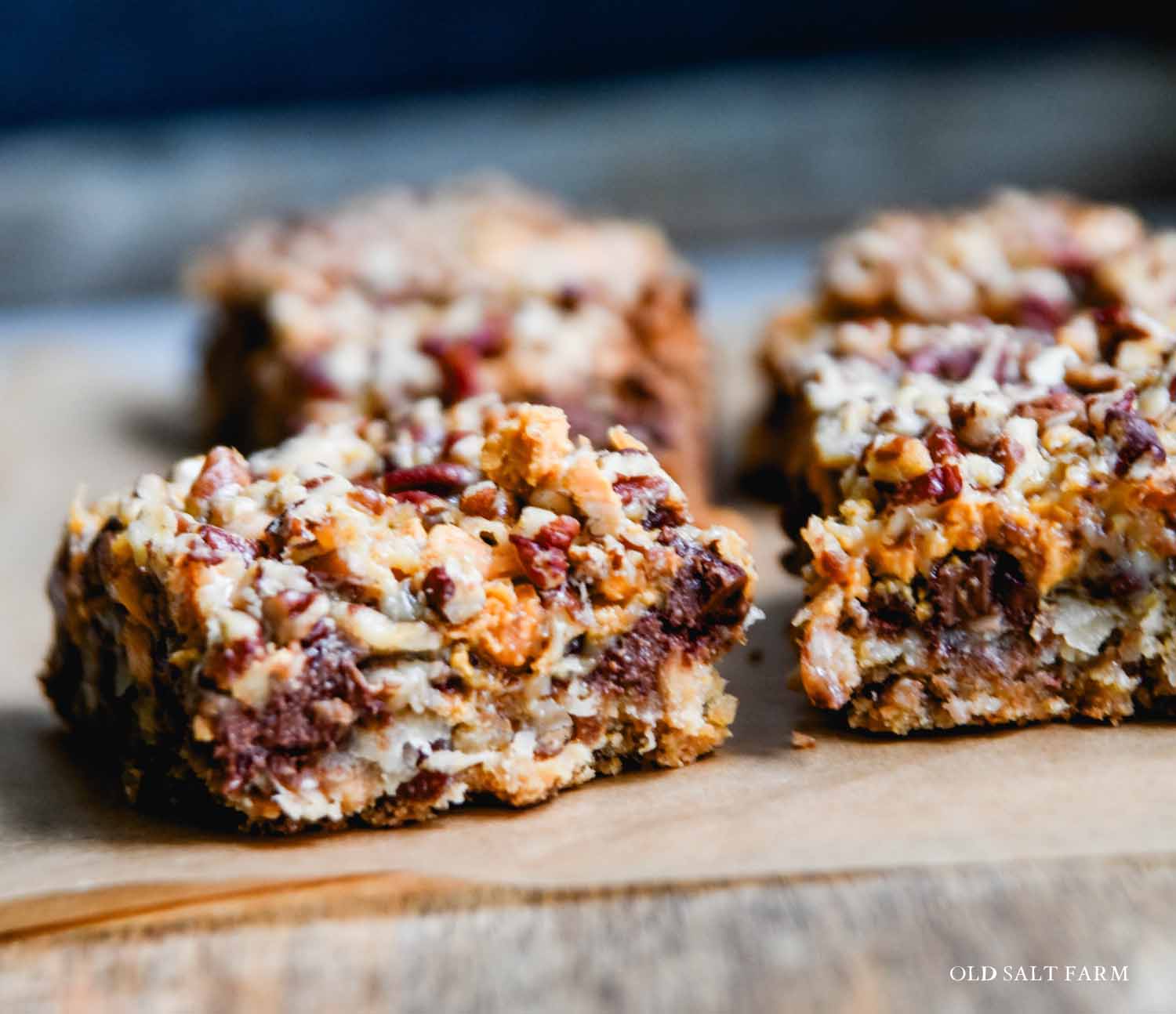 7-Layer Bars with Pretzel Crust | Old Salt Farm