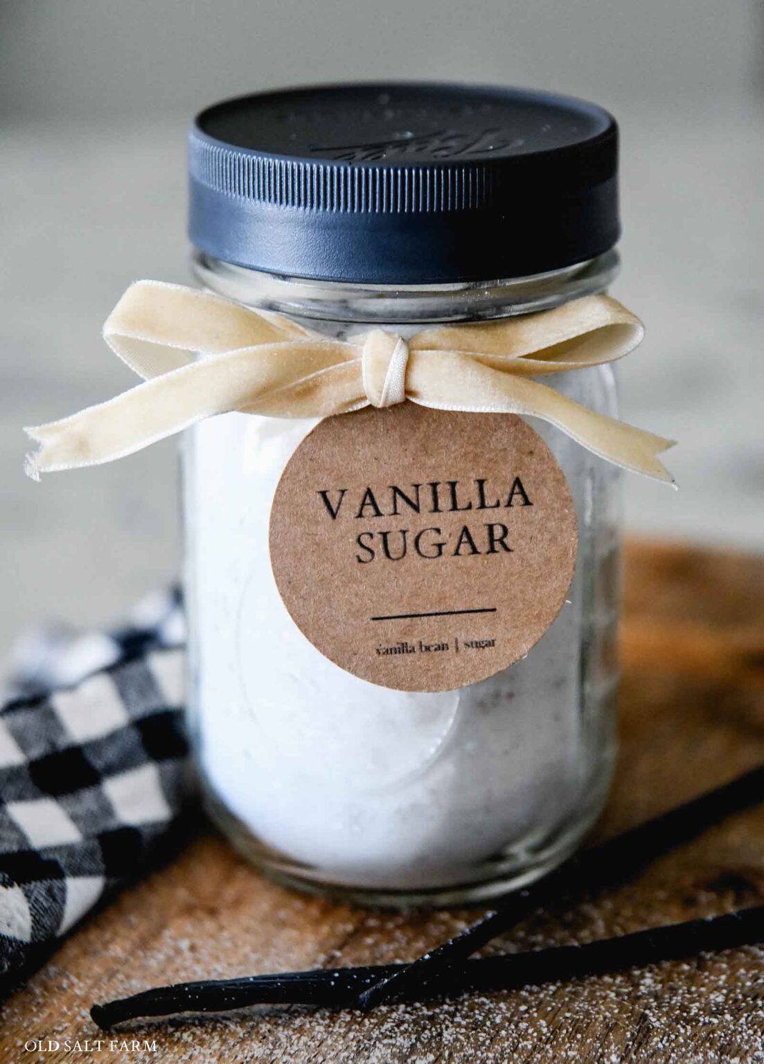 Homemade Vanilla Bean Sugar | Old Salt Farm