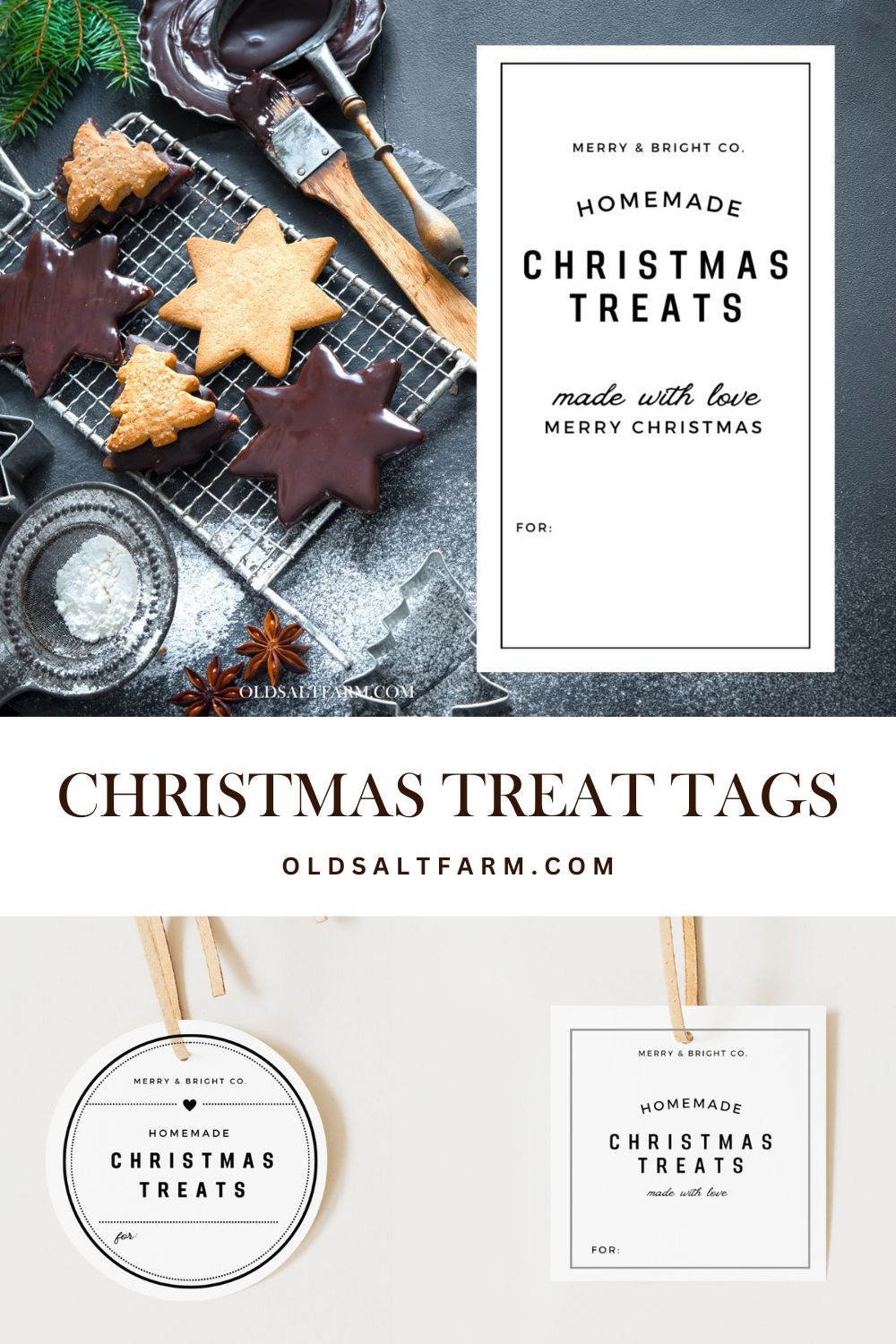 Christmas Treats Gift Tags | Old Salt Farm